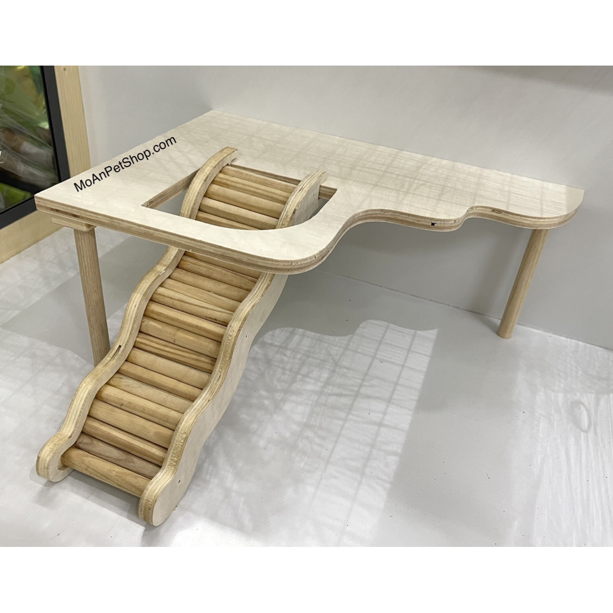 Tầng Lượn Khuyết Kèm Thang Decor 30x21x12cm cho Hamster | Thú Nhỏ ...