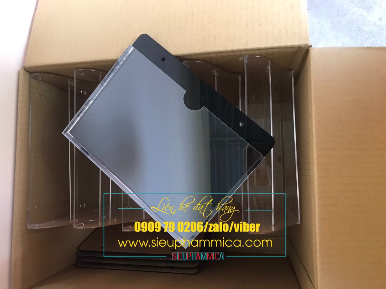 Checklist hộp mica A4, Checklist hộp mica A5 SIEUPHAMMICA