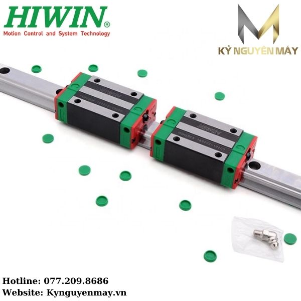 Con trượt HIWIN HGH - 15/20/25/30/35 | Đủ kích thước - Giá rẻ - Mới