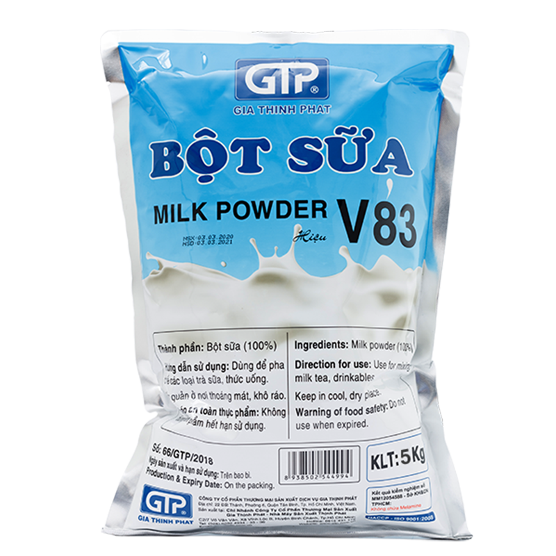 Bột sữa pha trà sữa V83 GTP - Bịch 1kg MEKONG XUÂN PHÚC