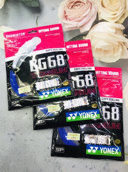 Cước Dây Đan Vợt Yonex BG 68 Titanium (Dây) TheThaoUni