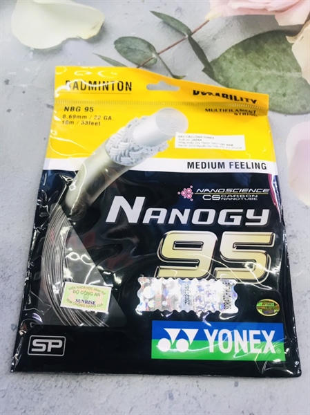 Cước Dây Đan Vợt Yonex BG Nano 95 Cty (Dây) Thể Thao Uni