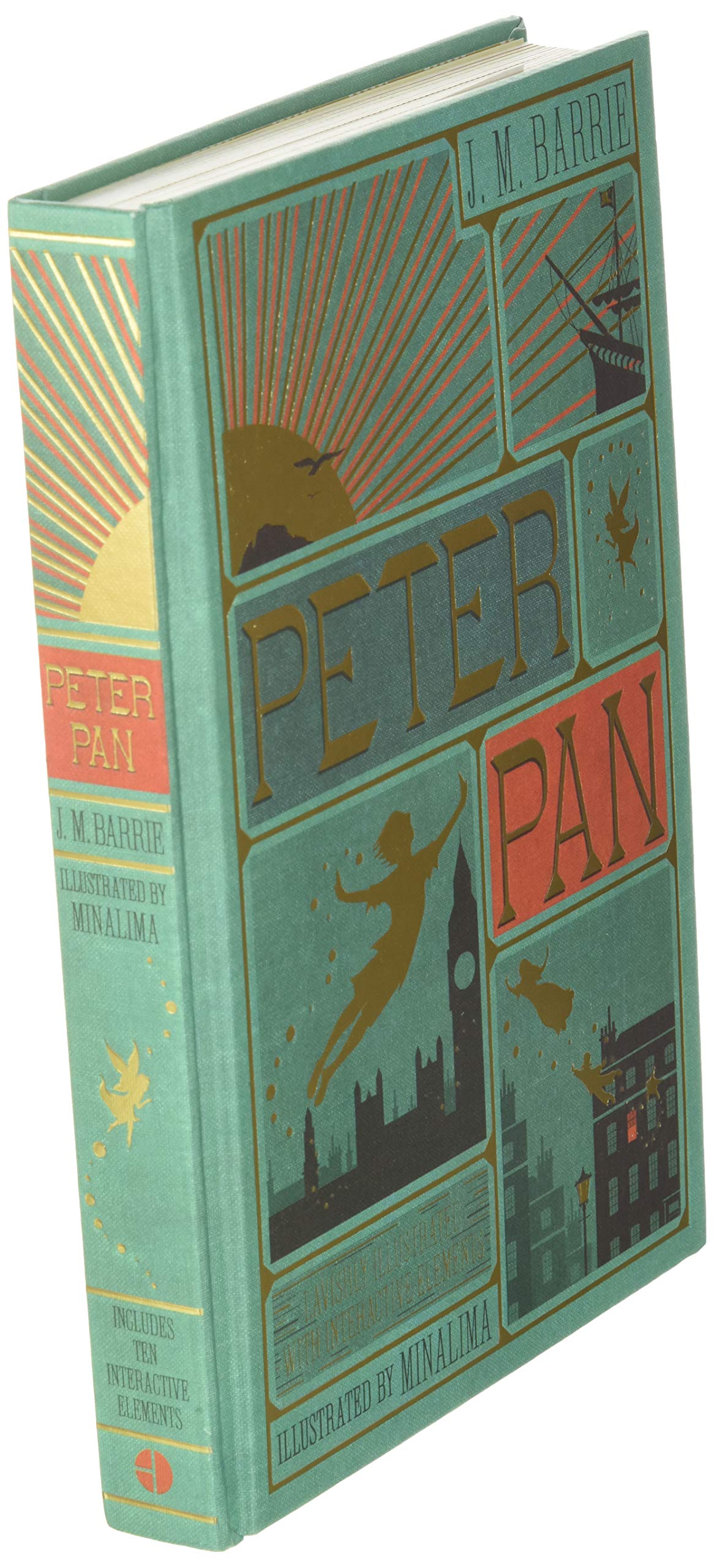 Peter Pan (MinaLima Edition) (lllustrated with Interactive Elements) Gác Xép Bookstore