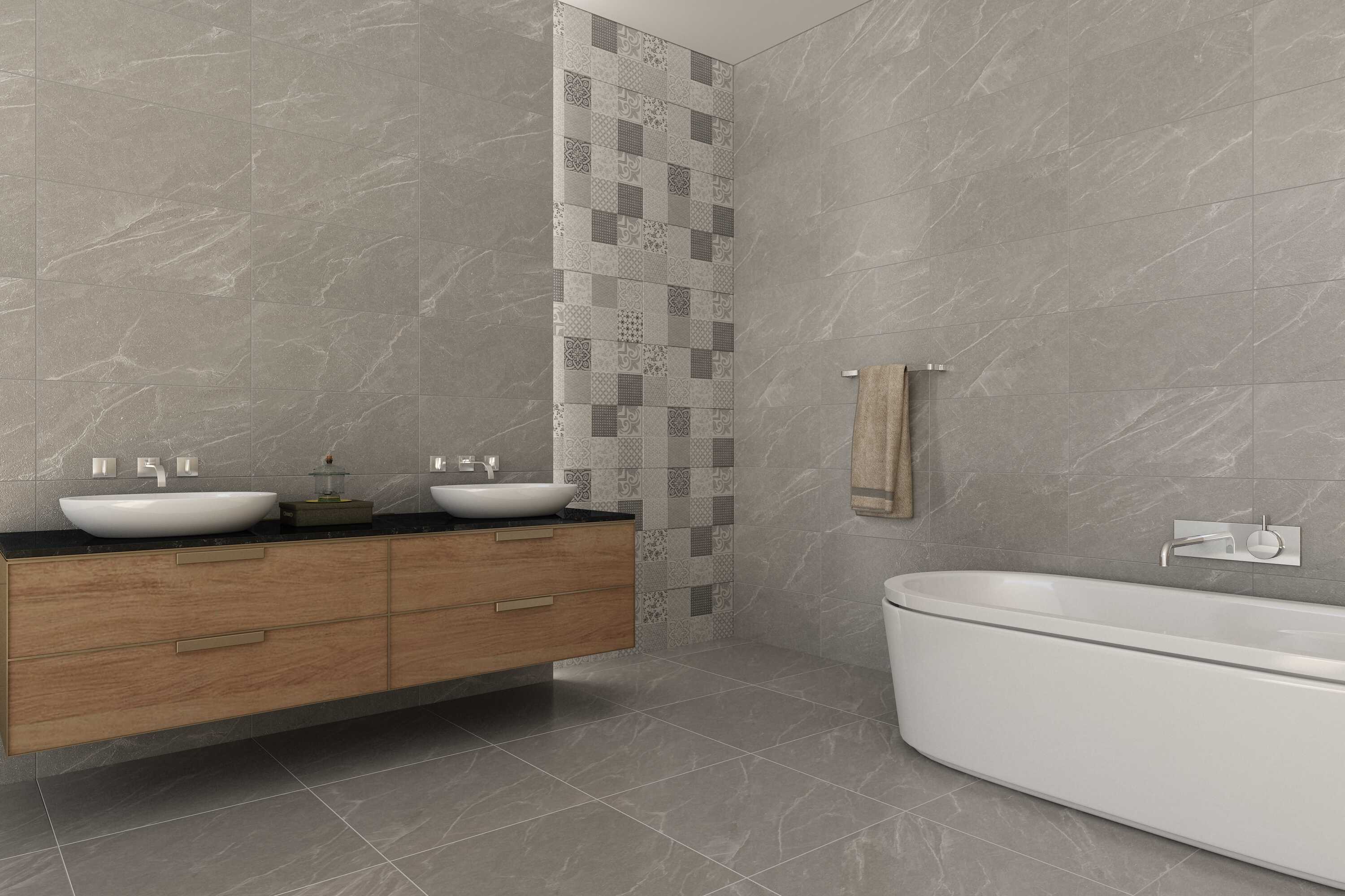 Natural Limestone - Silver