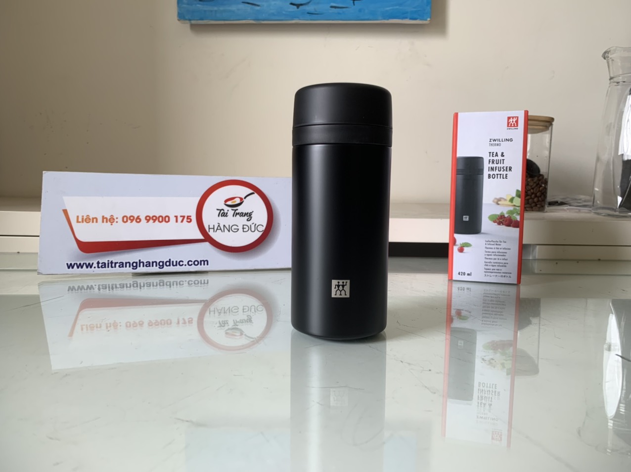 Bình lọc trà giữ nhiệt Zwilling Thermo 420mL Tài Trang Hàng Đức