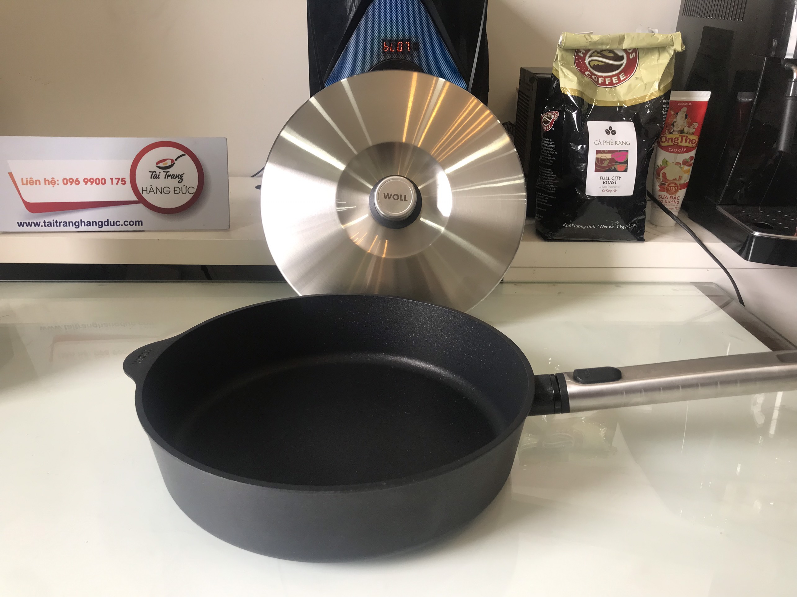 Chảo Woll Diamond XR Logic có nắp Tài Trang Hàng Đức