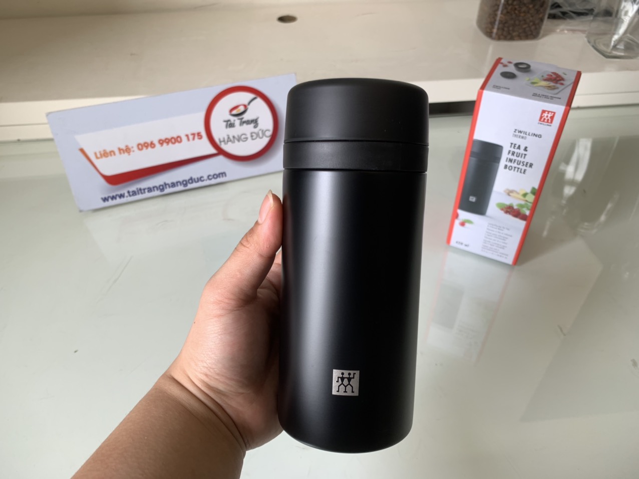 Bình lọc trà giữ nhiệt Zwilling Thermo 420mL Tài Trang Hàng Đức