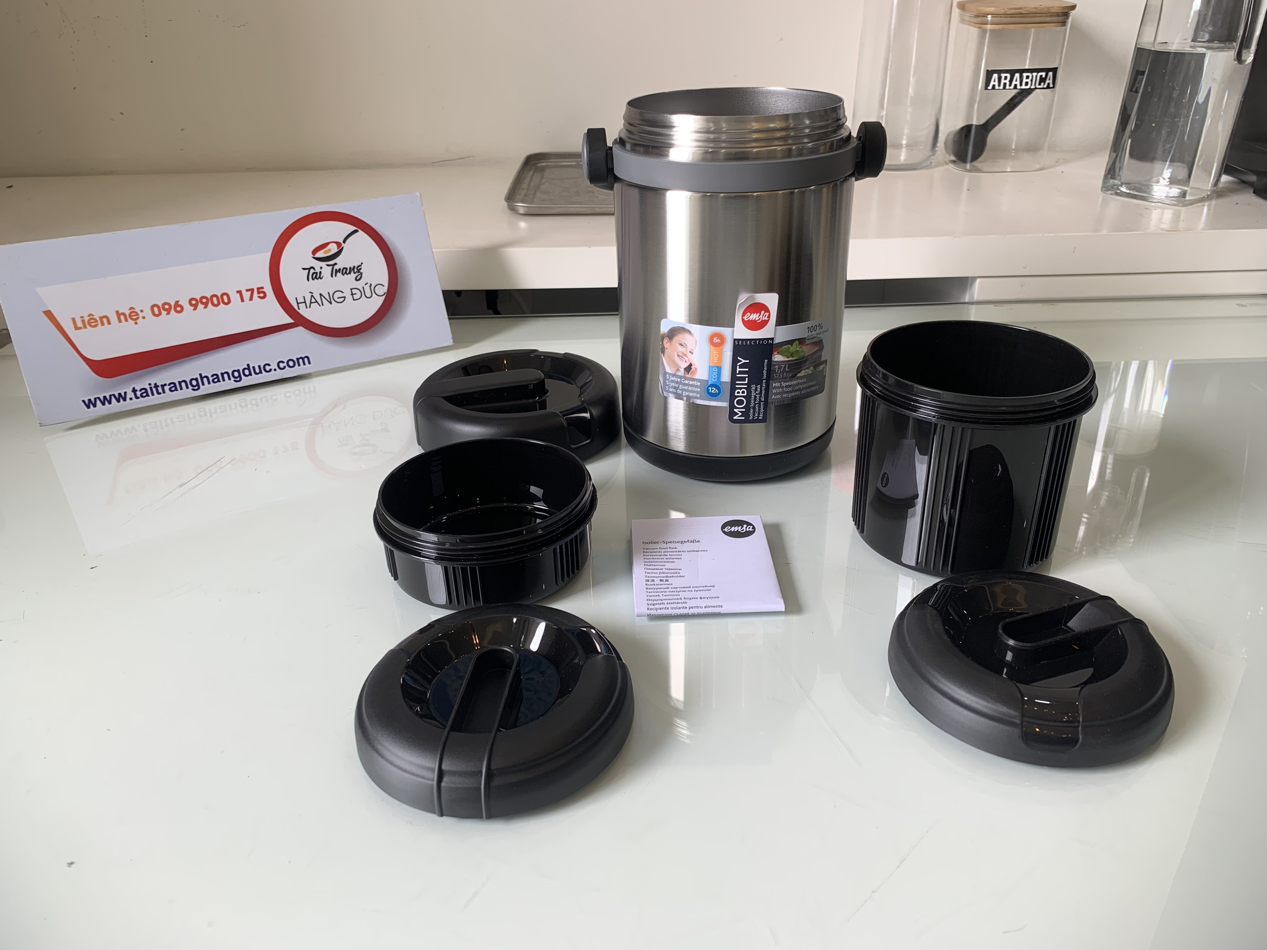 Cặp lồng giữ nhiệt Emsa Mobility Tài Trang Hàng Đức