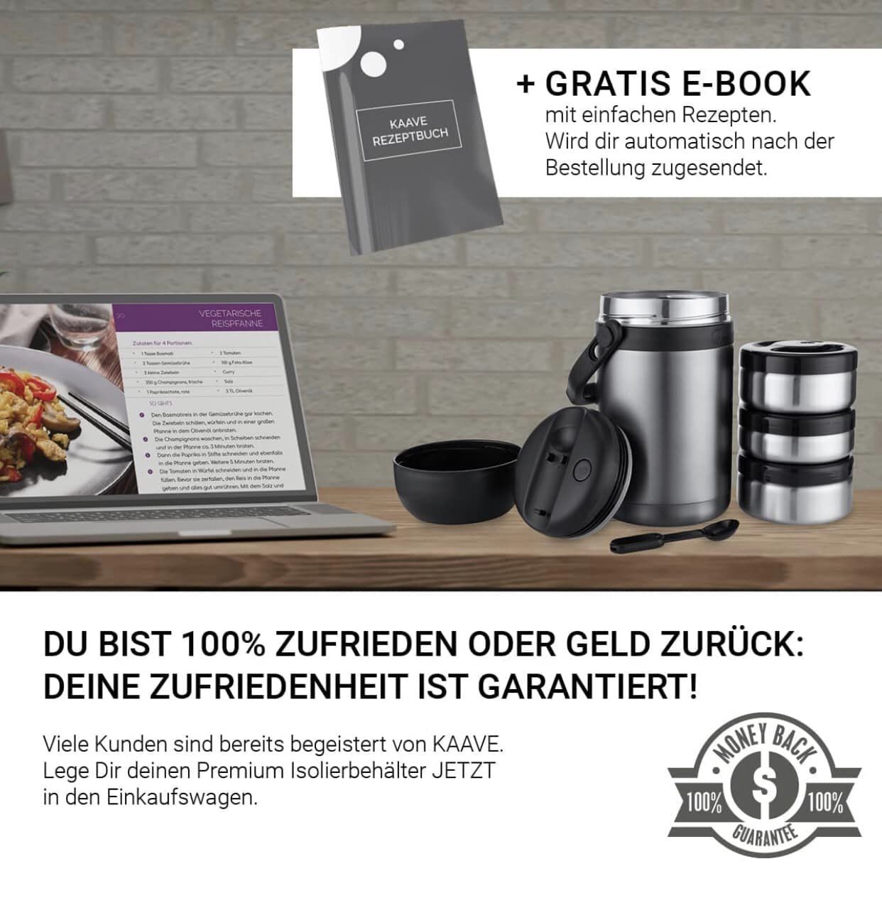 Cặp lồng giữ nhiệt Kaave khay inox Tài Trang Hàng Đức