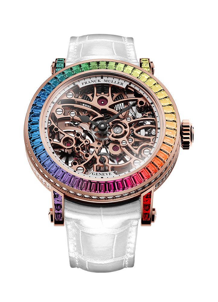 Đồng hồ Franck Muller Round Skeleton Baguette 31 | Kỳ Lân Luxury