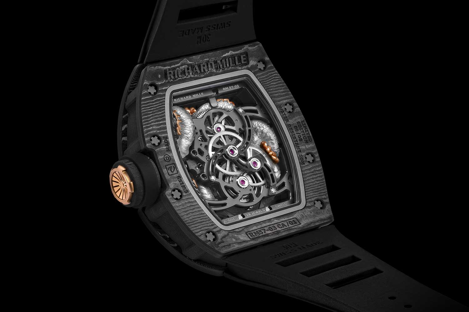 Richard Mille RM 57-03 Tourbillon Sapphire Dragon | Kỳ Lân Luxury
