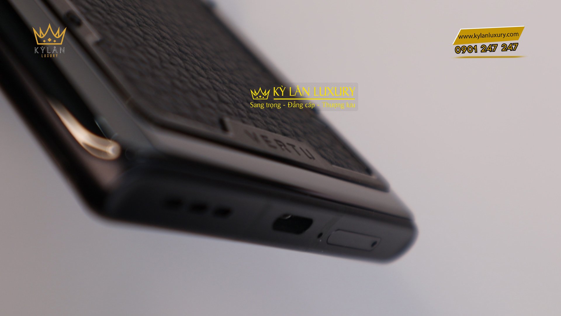 Điện thoại VERTU METAVERTU đen Da Bê Web3 5G | Kỳ Lân