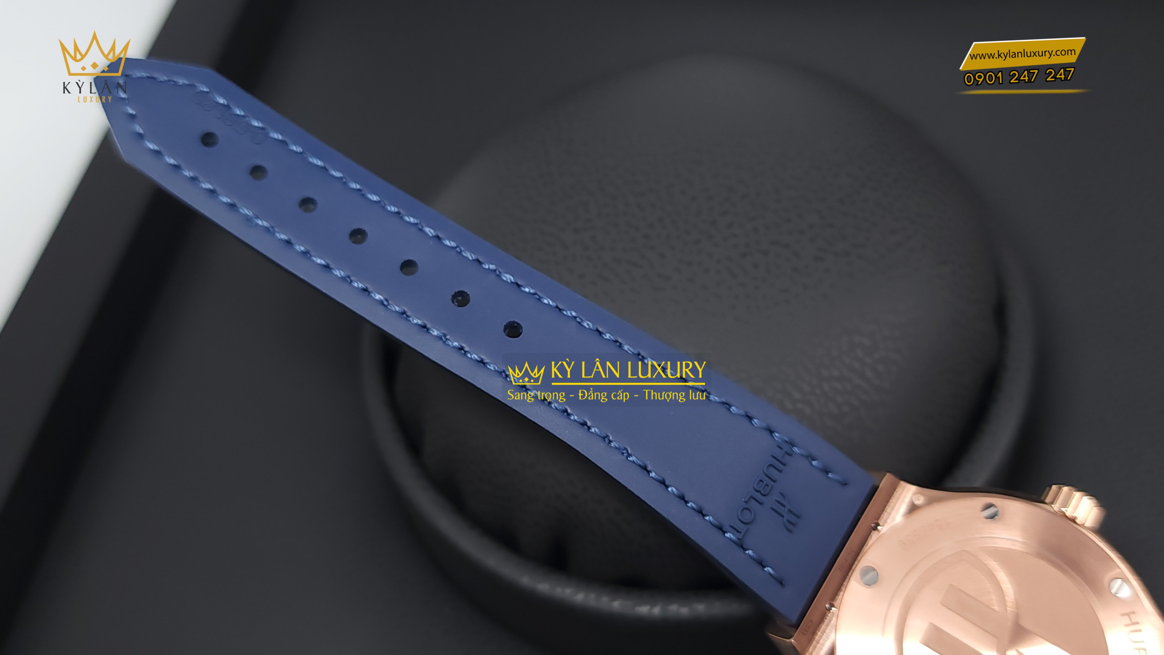 Đồng hồ Hublot Classic Fusion King Gold Blue 581.OX.7180.LR | Kỳ Lân