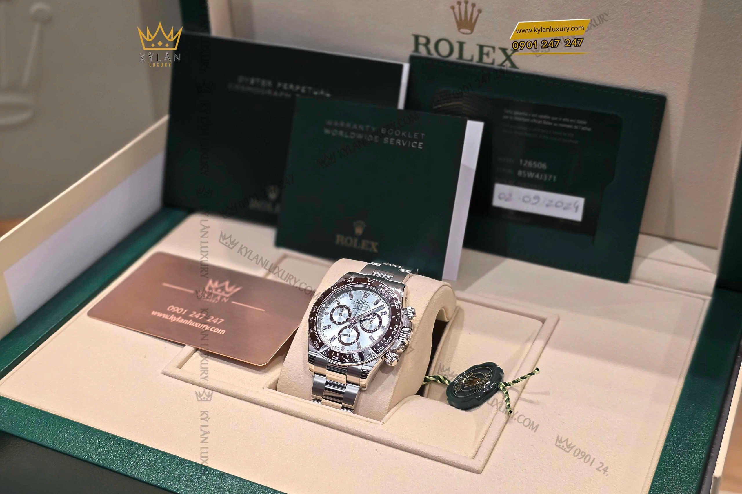 Rolex Cosmograph Daytona 126506 cọc số Baguette | Kỳ Lân
