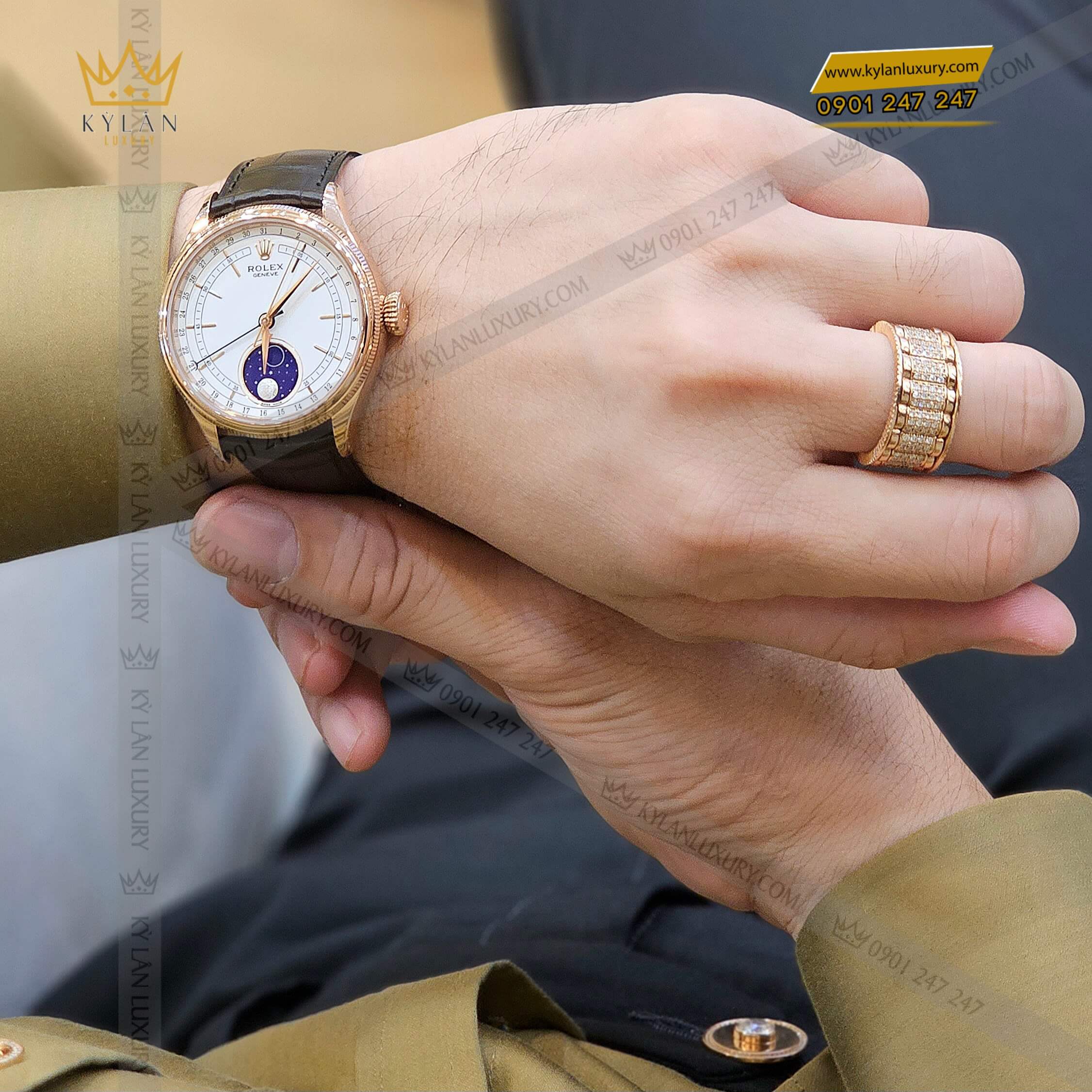 Rolex Cellini Moonphase 50535 | Kỳ Lân Luxury