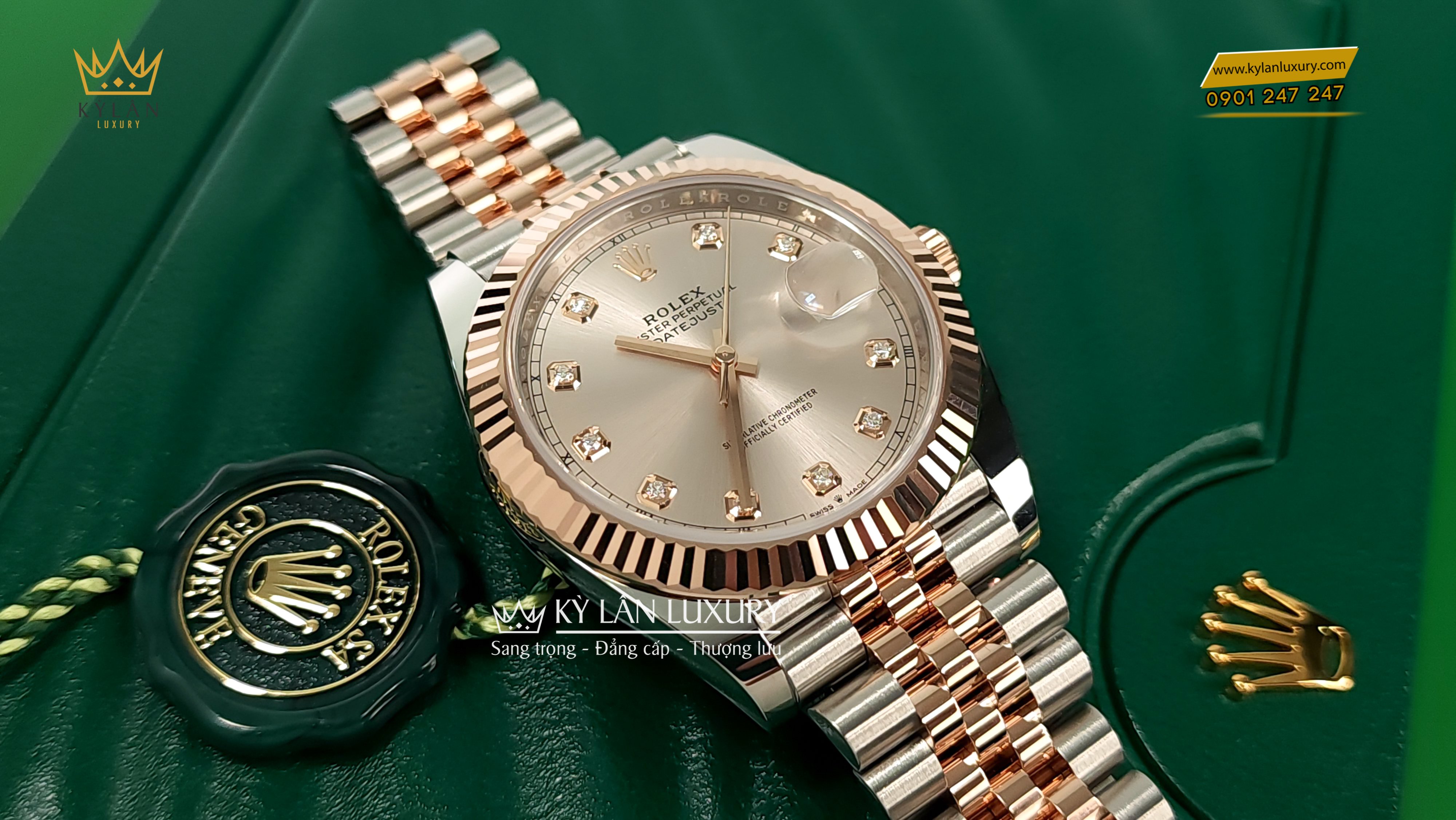 Đồng hồ Rolex Datejust 41 126331-0008 Mặt Số Sundust | Kỳ Lân