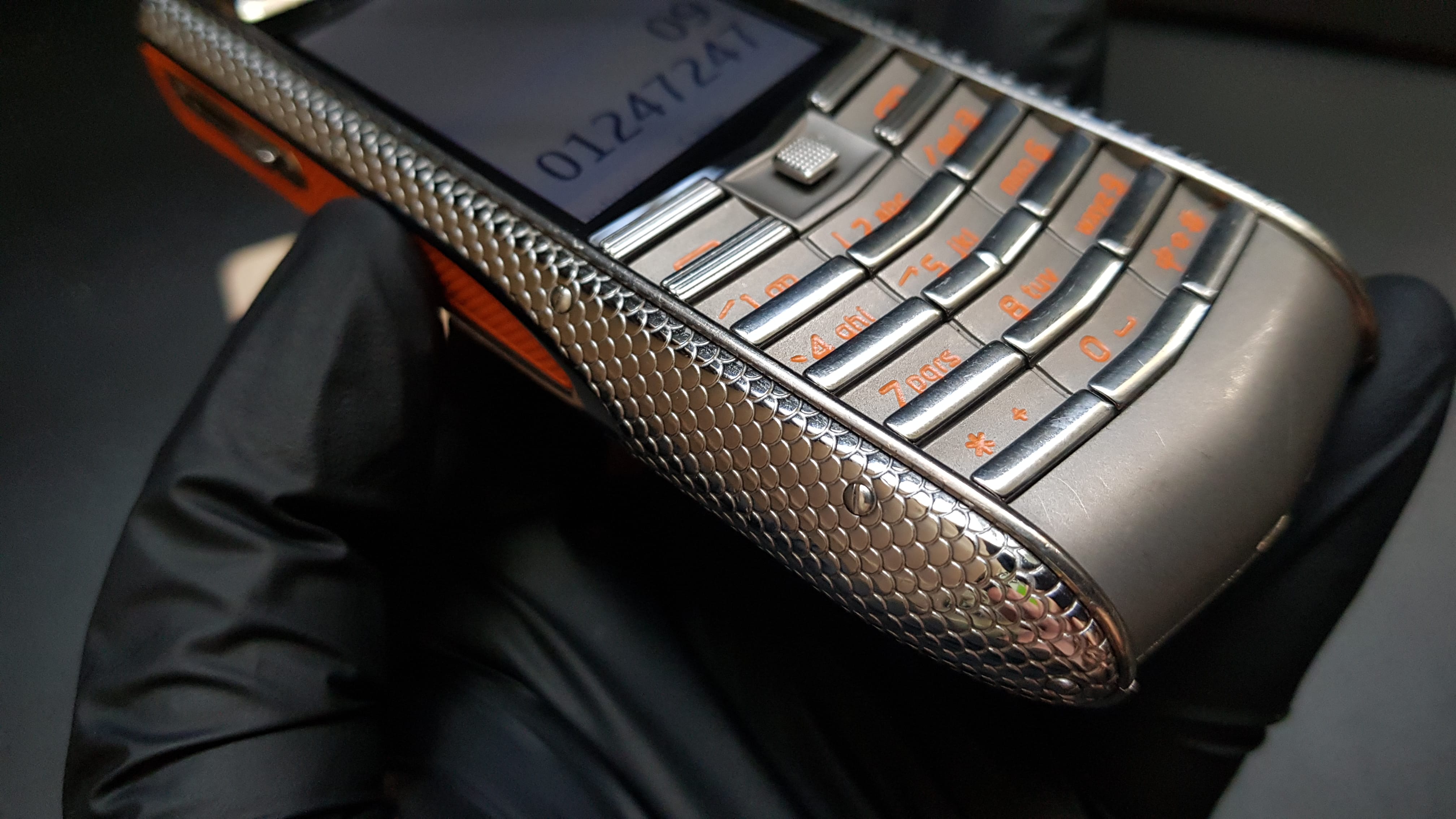 Vertu Ascent Ti Knurled Orange | Kỳ Lân Luxury