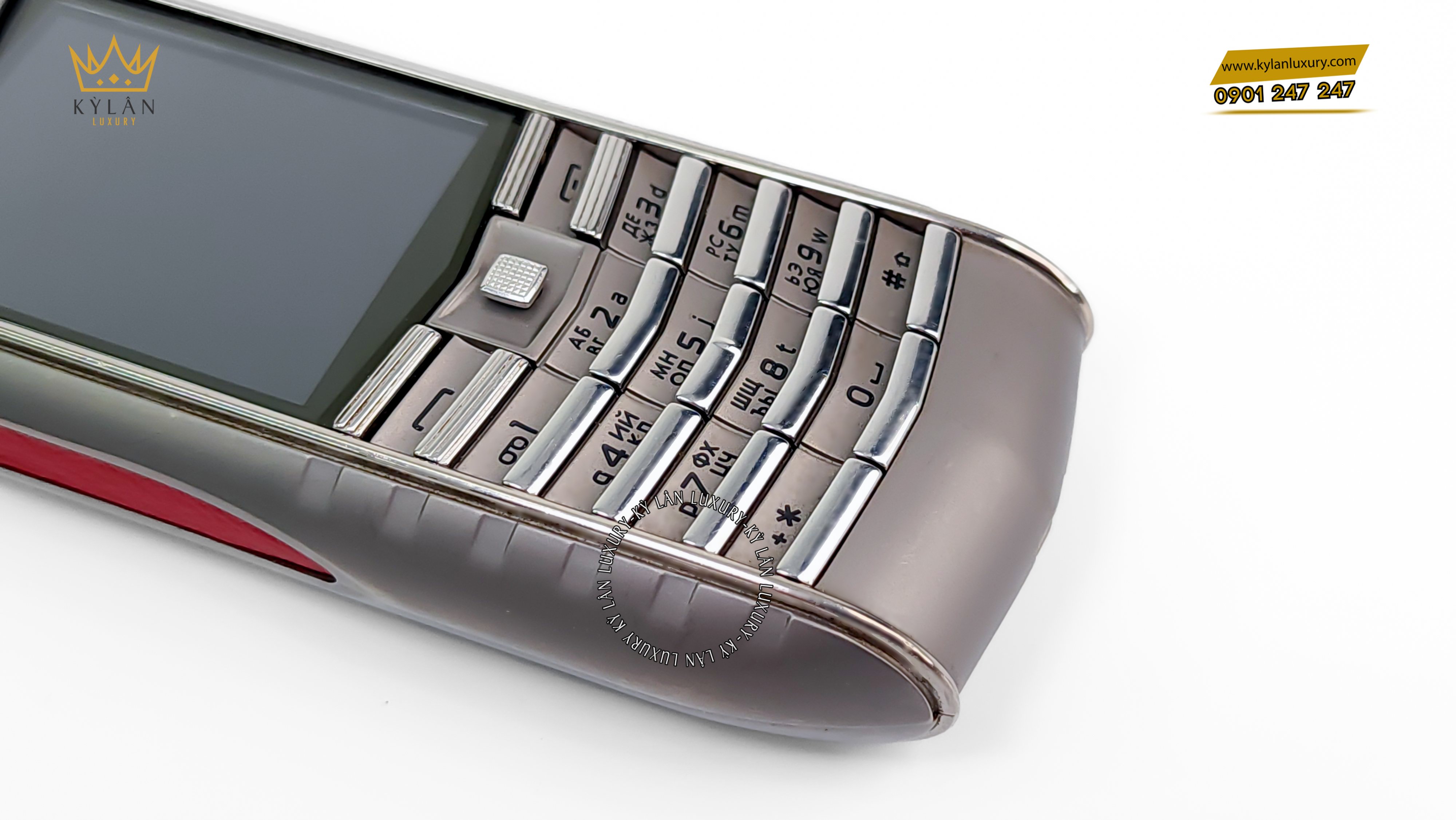 Vertu Ascent Ti Knurled Red | Kỳ Lân Luxury