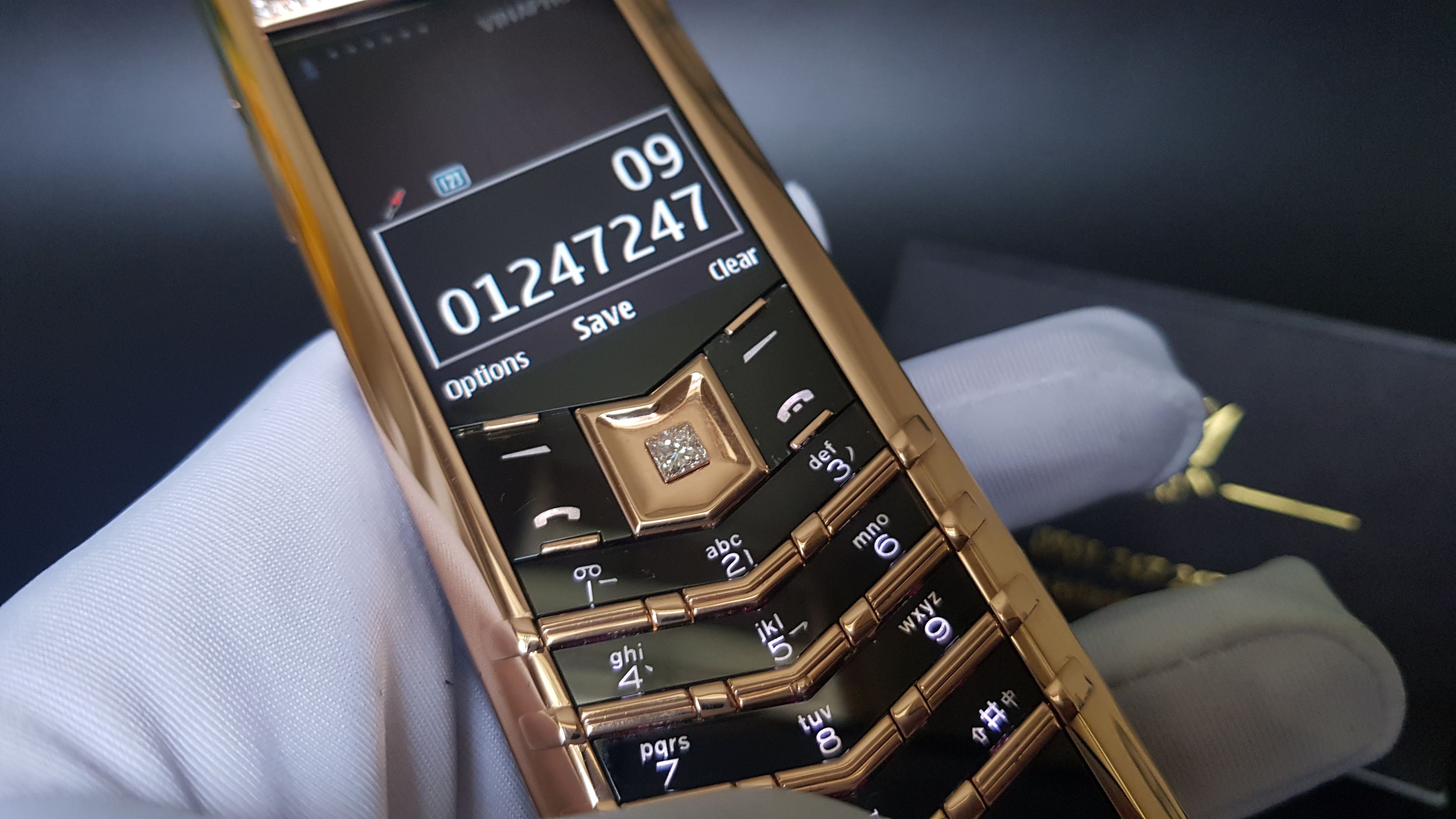 Vertu Signature S Diamond Gold 750 | Kỳ Lân Luxury