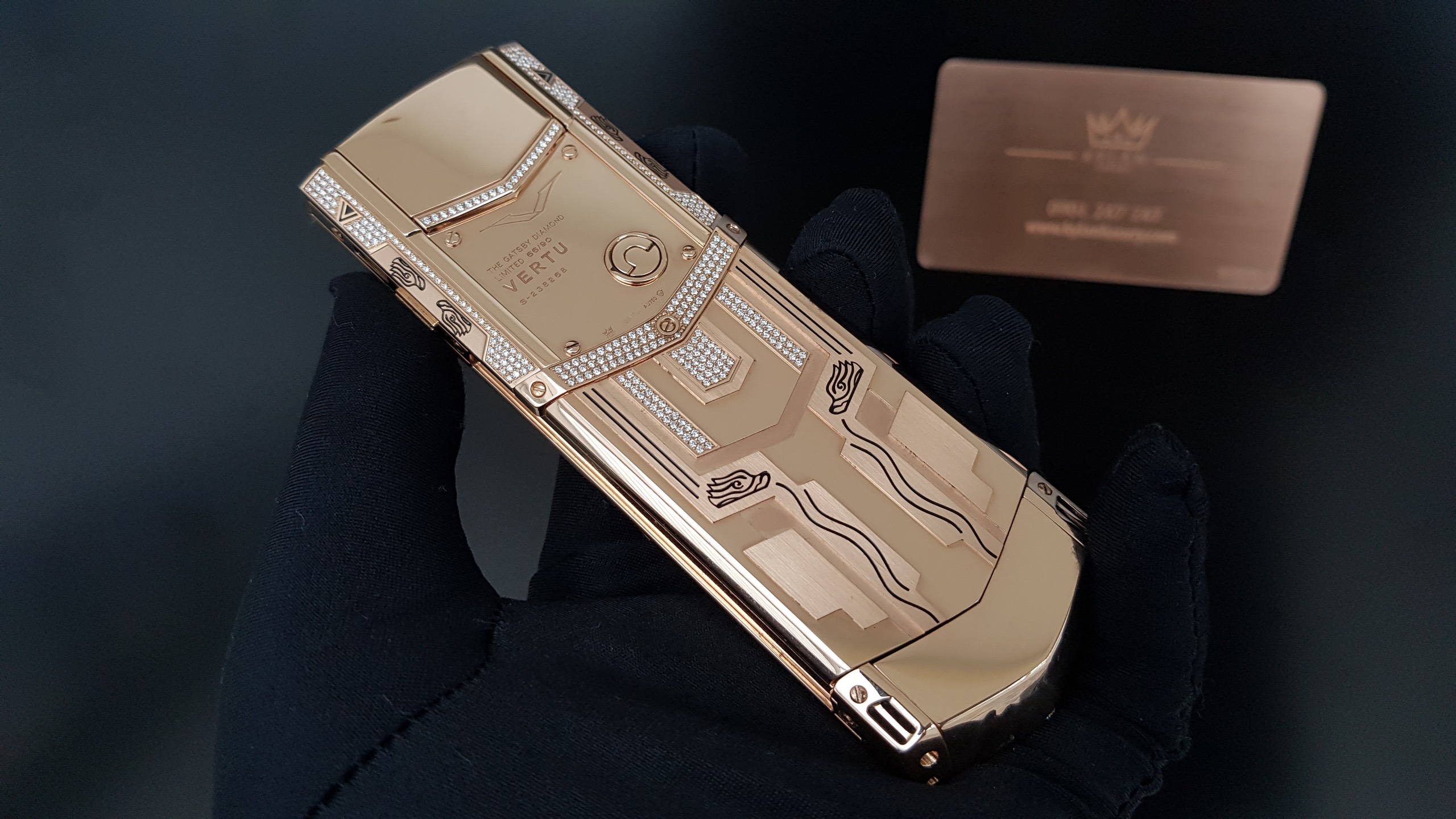 Vertu Signature S Full Gold Diamond Ziczac | Kỳ Lân Luxury