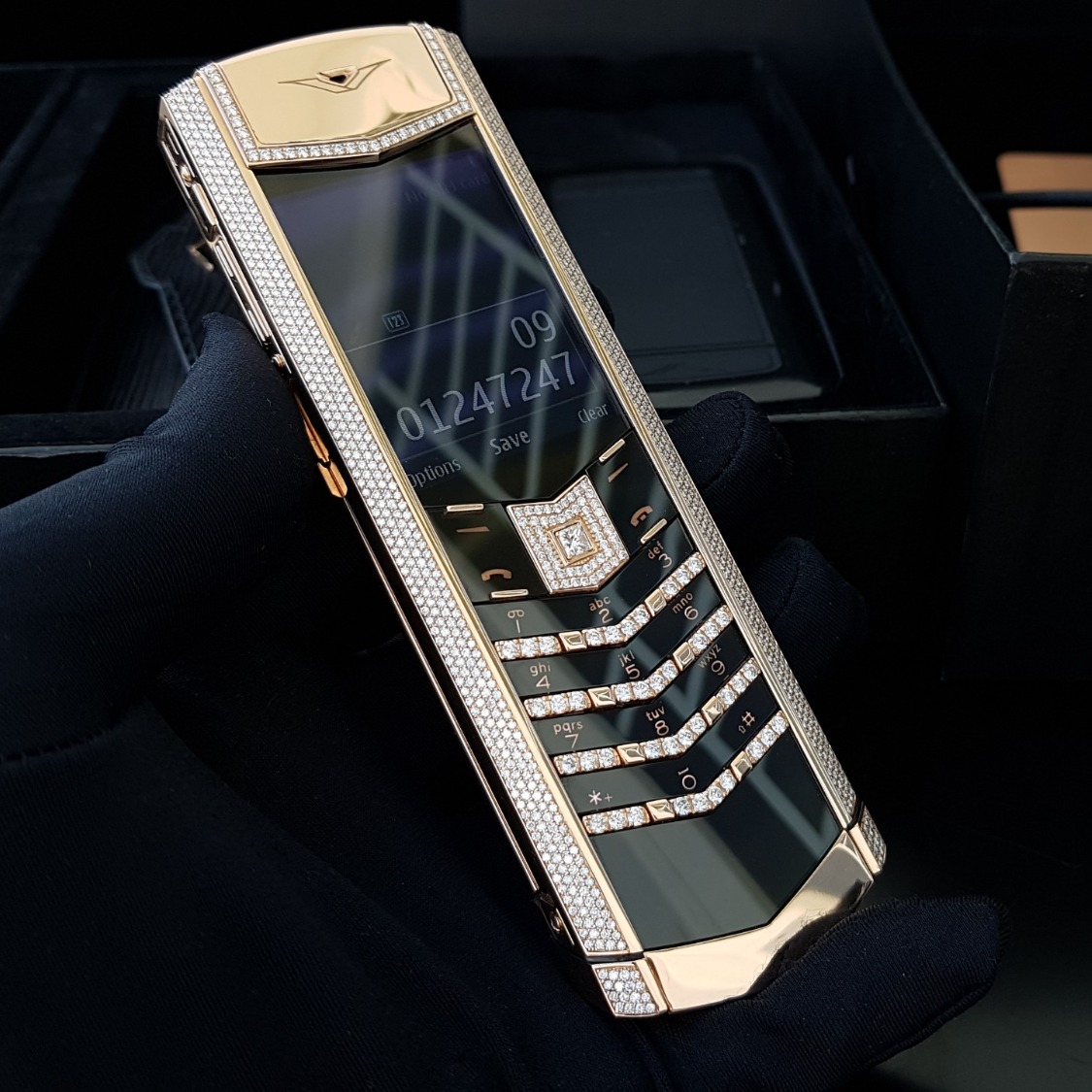 Vertu Signature S Full Gold Full Diamond Full Box | Kỳ Lân Luxury