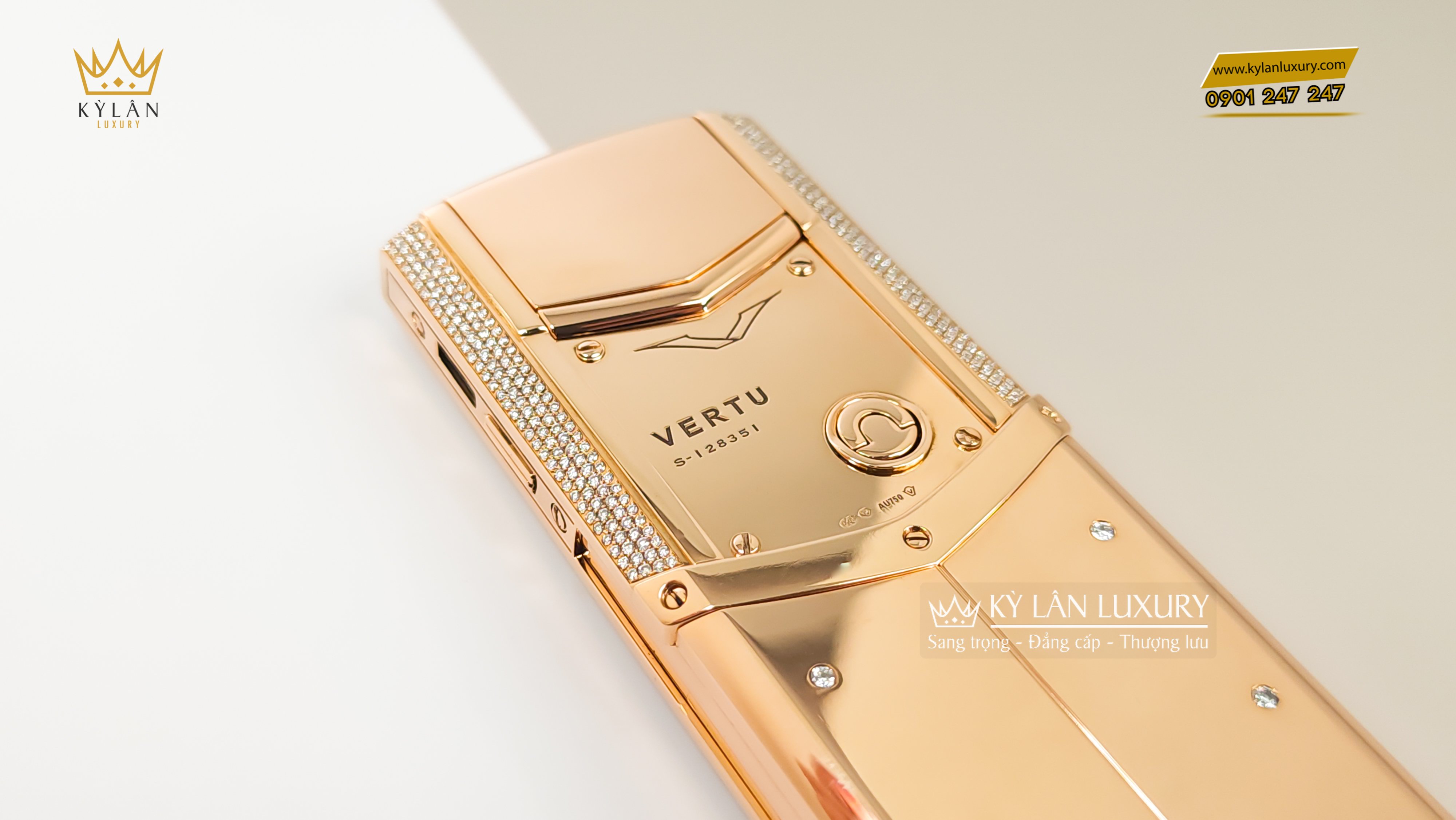 Vertu Signature S Full Gold Mix Diamond | Kỳ Lân Luxury