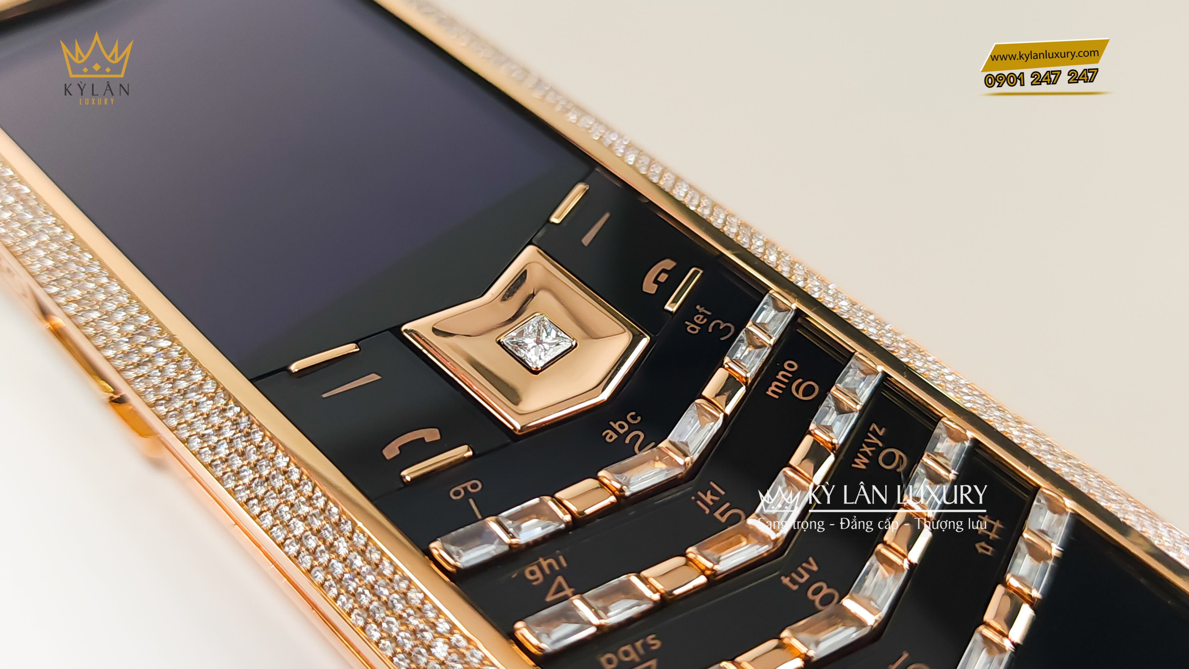 Vertu Signature S Full Gold Mix Diamond | Kỳ Lân Luxury