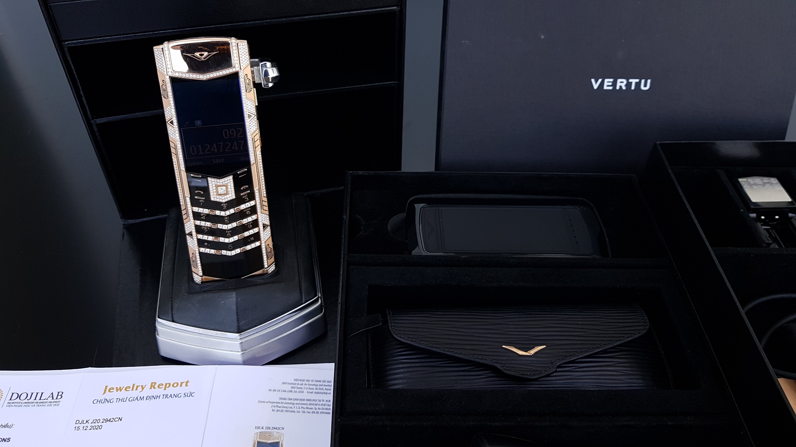 Vertu Signature S Full Gold Mix Diamond Zigzag Full Box | Kỳ Lân Luxury