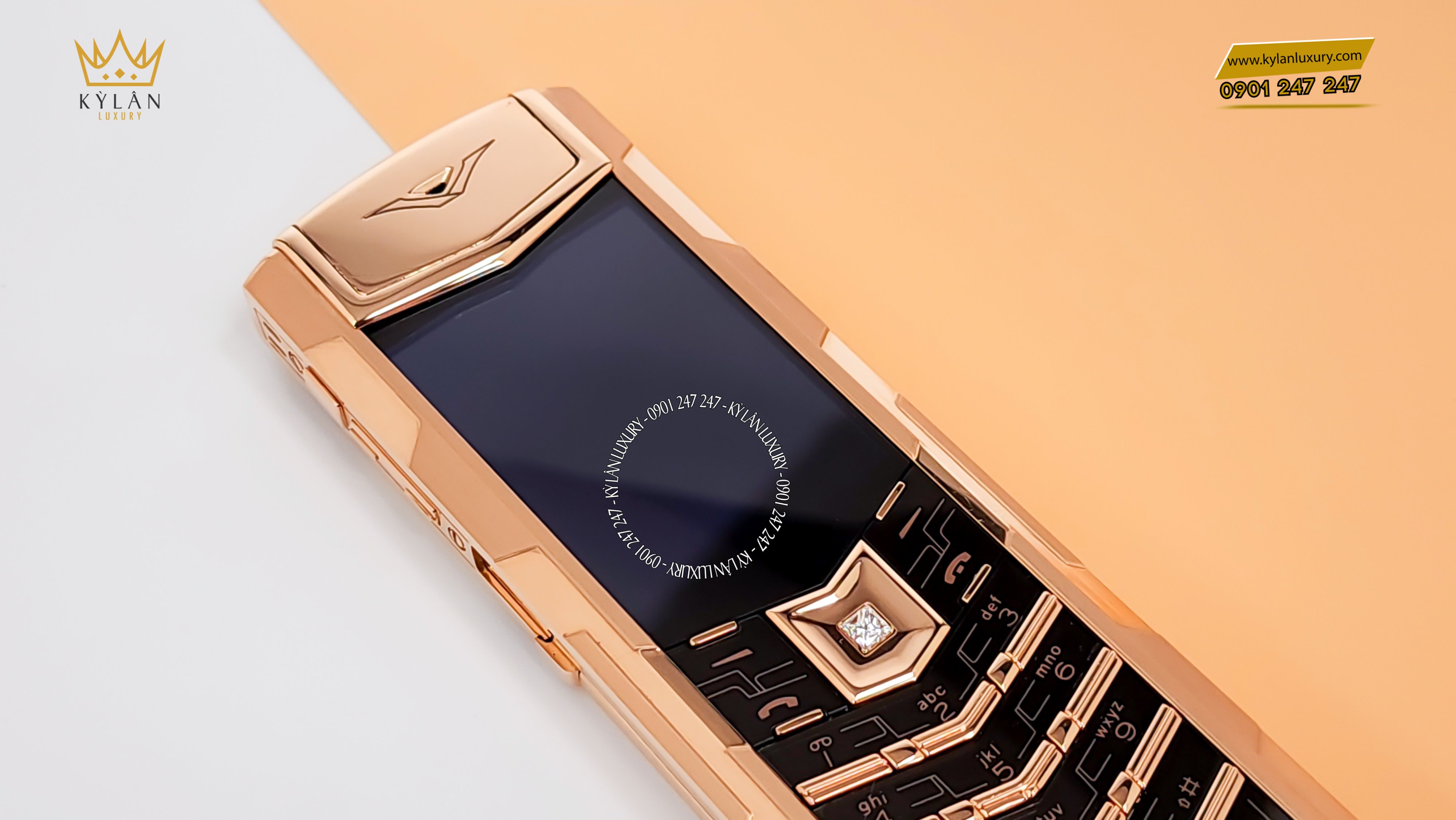 Vertu Signature S Full Gold Ziczac Mix Diamond | Kỳ Lân