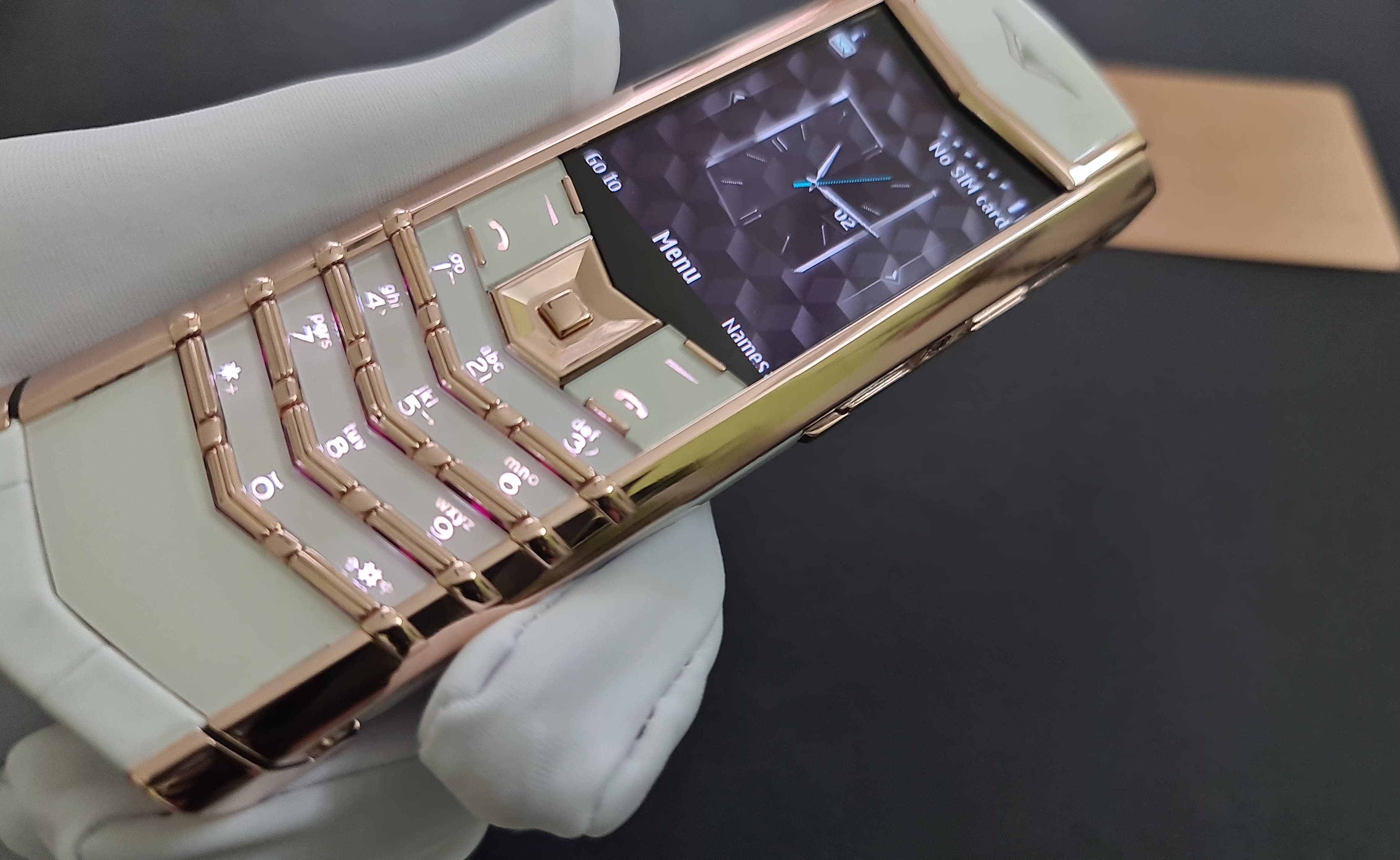 Vertu Signature S Gold White - VertuSGoldWhite9 | Kỳ Lân Luxury