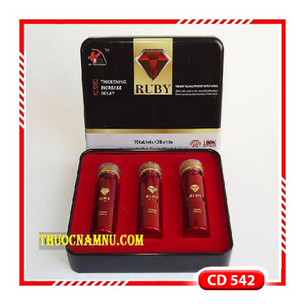 CD542 Cường Dương Nam RUBY | Chuyên Thuốc Kích dục cao cấp cho nam và nữ