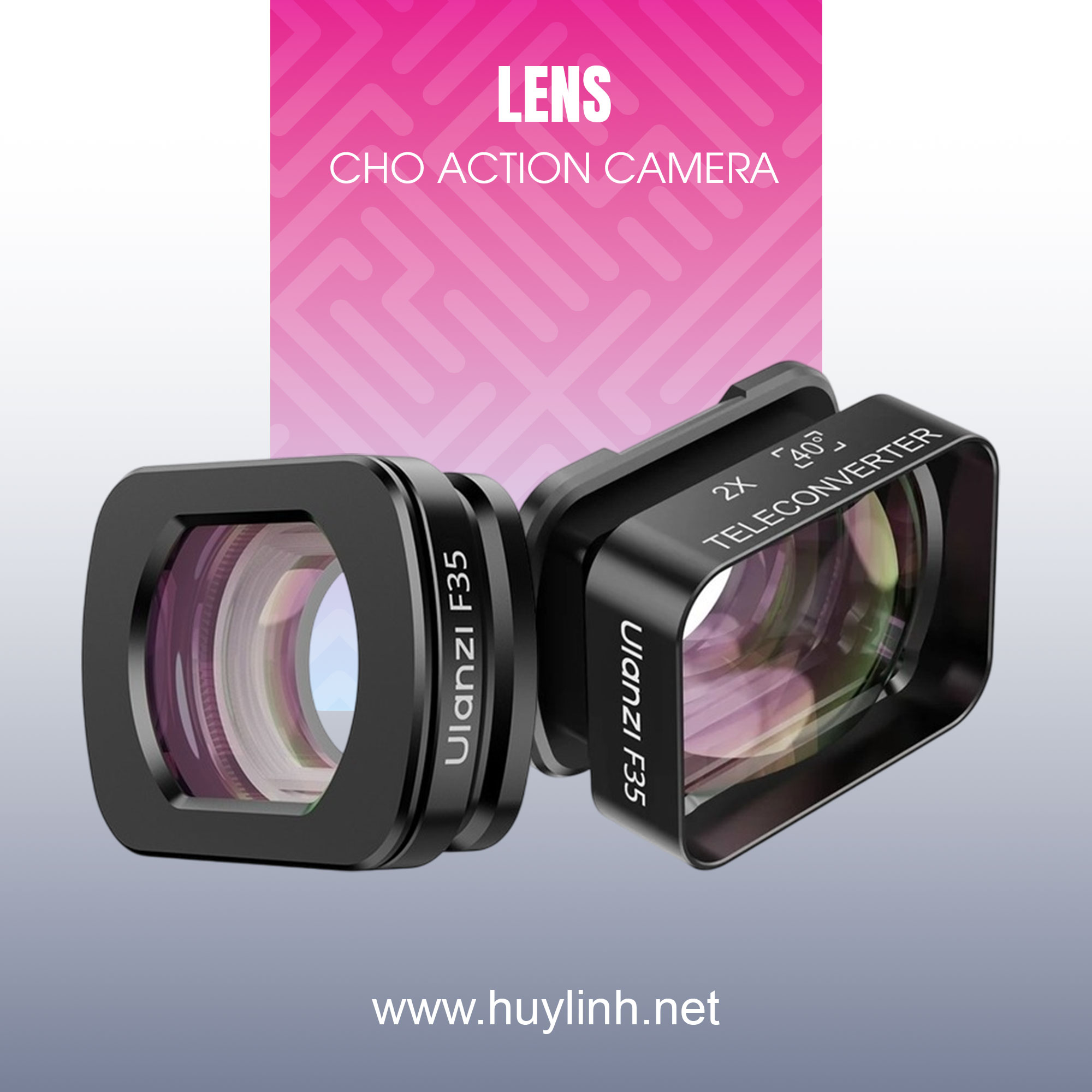 Lens cho Action Camera | Huy Linh
