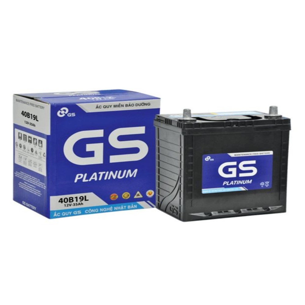 [CHÍNH HÃNG GIÁ TỐT] Bình Ắc quy GS 12V 35AH 40B19L MF | G7Auto.vn