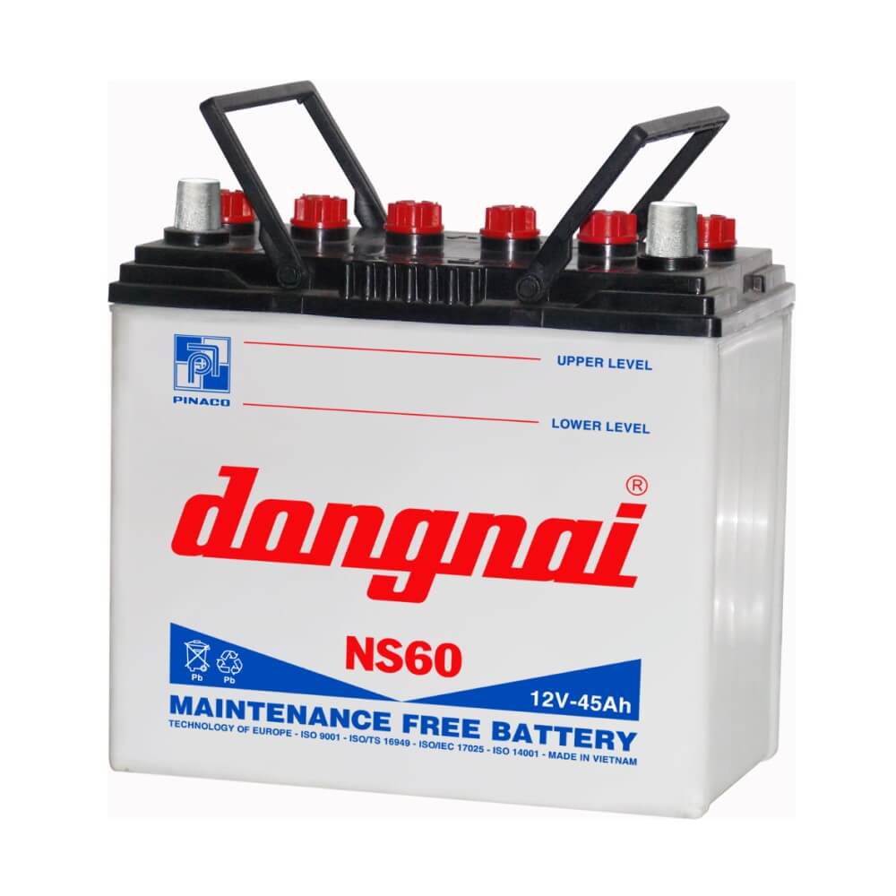 Ắc quy Đồng Nai Pinaco 12V 45AH NS60R | G7Auto.vn