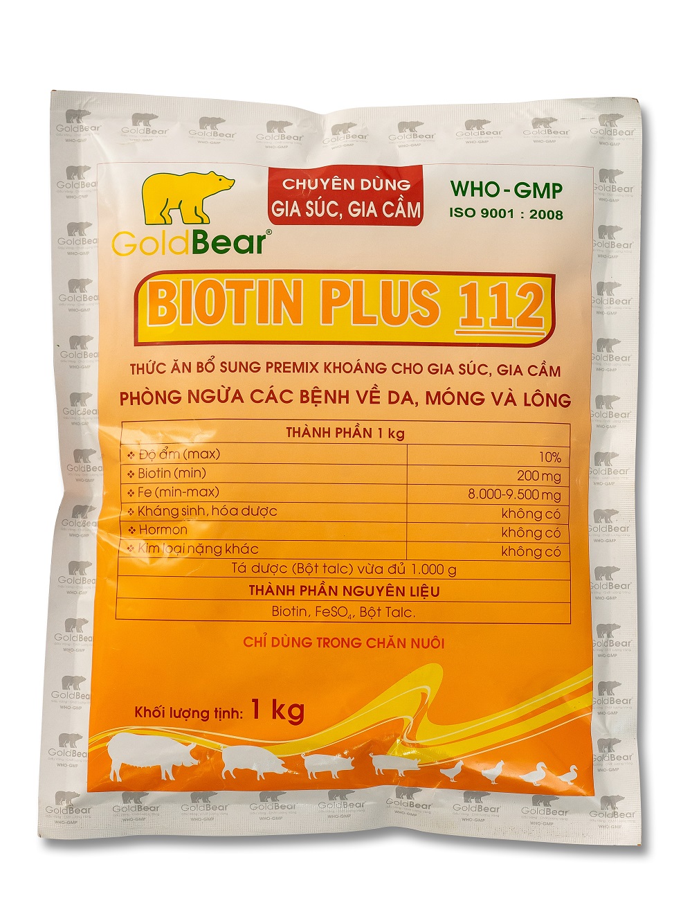 BIOTIN PLUS 112 (1 KG/GÓI) | Gấu Vàng