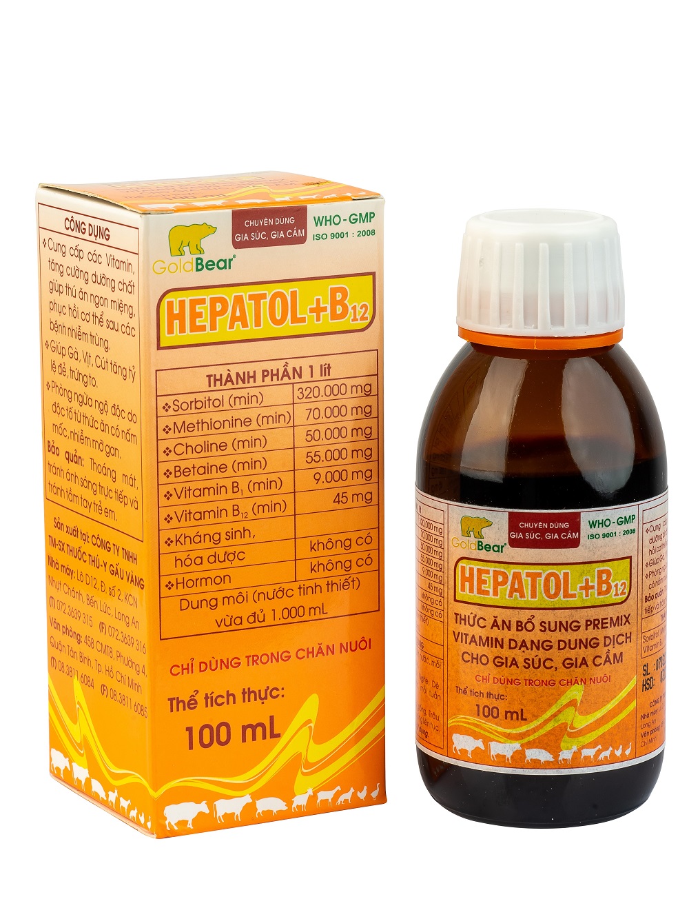HEPATOL+B12 (100 ML/LỌ) | Gấu Vàng