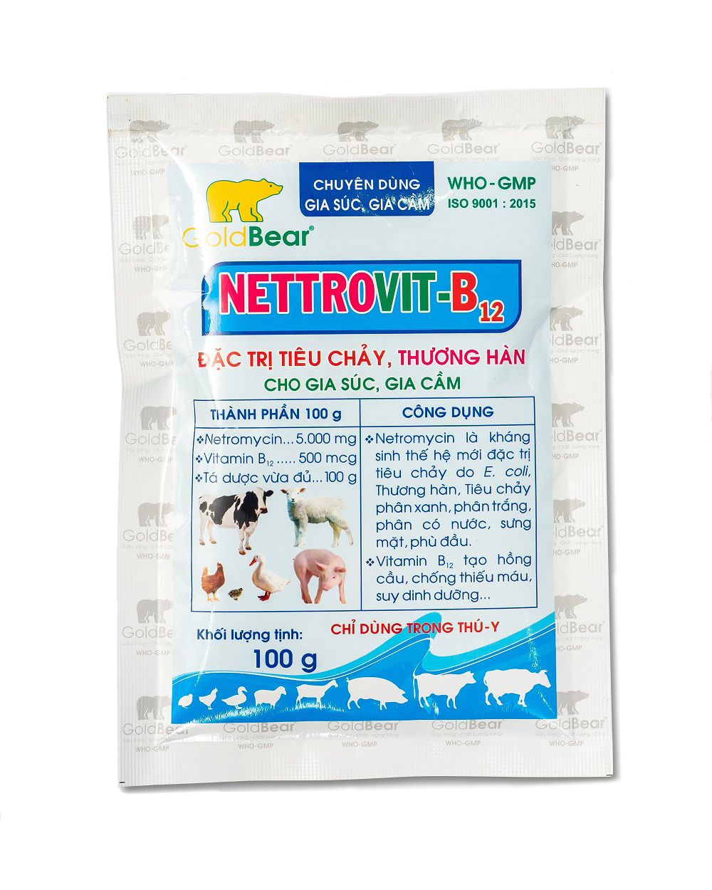 Rx-NETTROVIT B12 (100 G/GÓI)-Thuốc kê đơn | Gấu Vàng