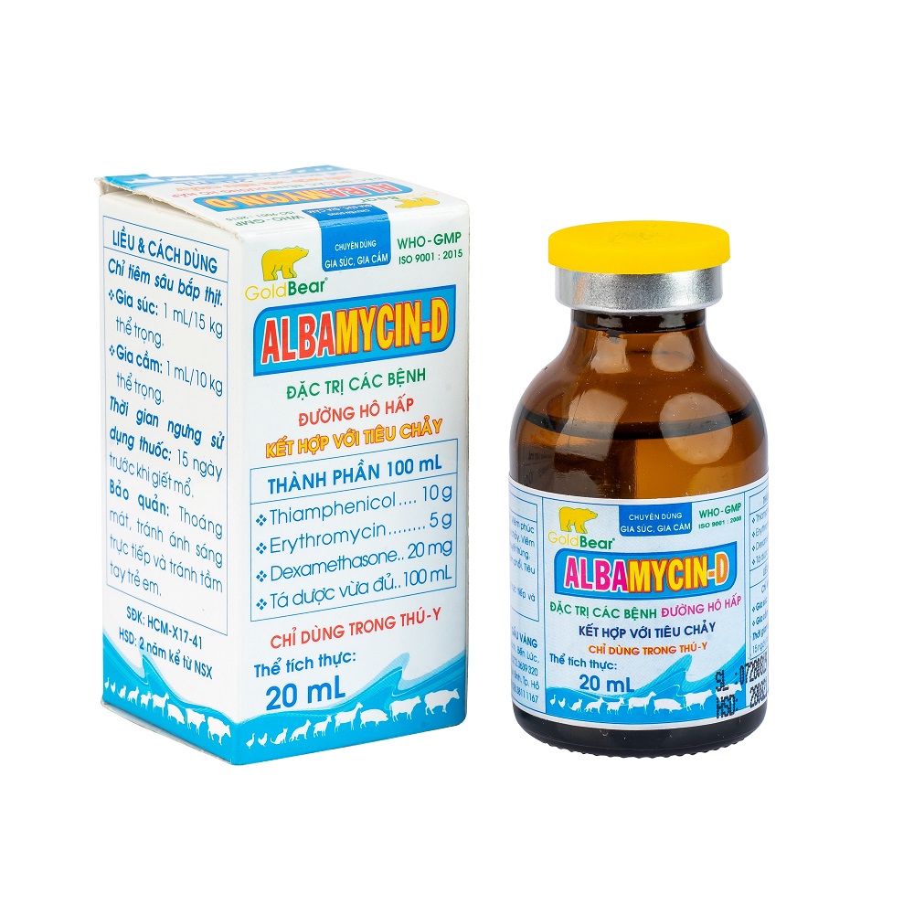 Rx-ALBAMYCIN-D (20 ML/LỌ)-|Thuốc kê đơn | Gấu Vàng
