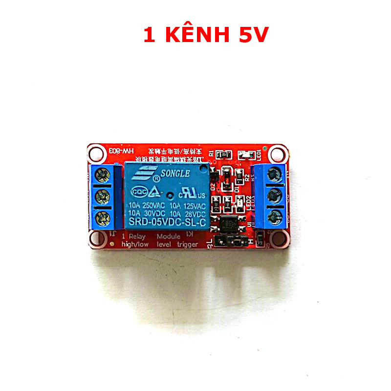 Module Relay 1/2/4 Kênh 5V /12V/24V có opto cách ly - Kích HIGH/LOW ...