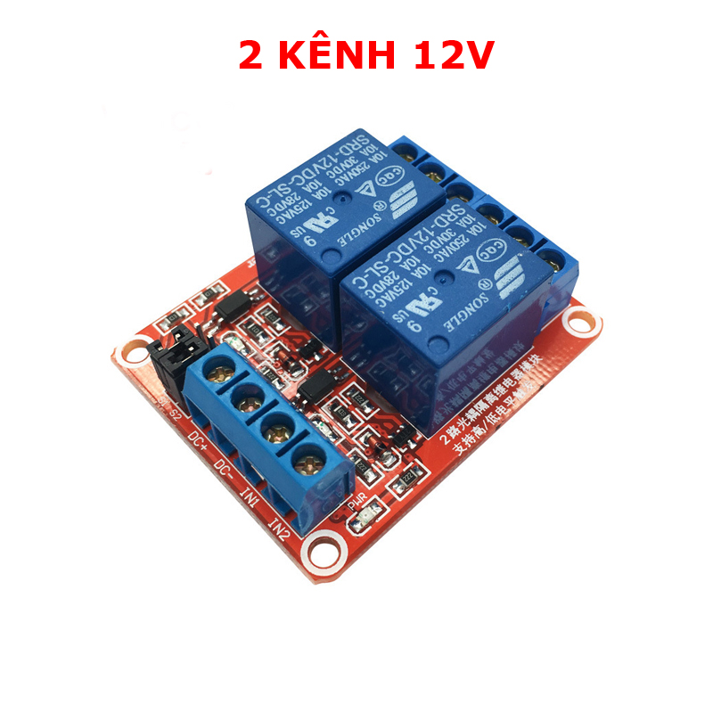 Module Relay 1/2/4 Kênh 5V /12V/24V có opto cách ly - Kích HIGH/LOW ...