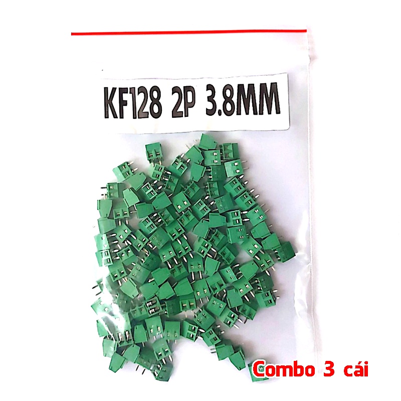 Combo 3 giắc nối dây nguồn domino KF126 KF128 KF301 vặn vít cố định | GIA DỤNG ASIA