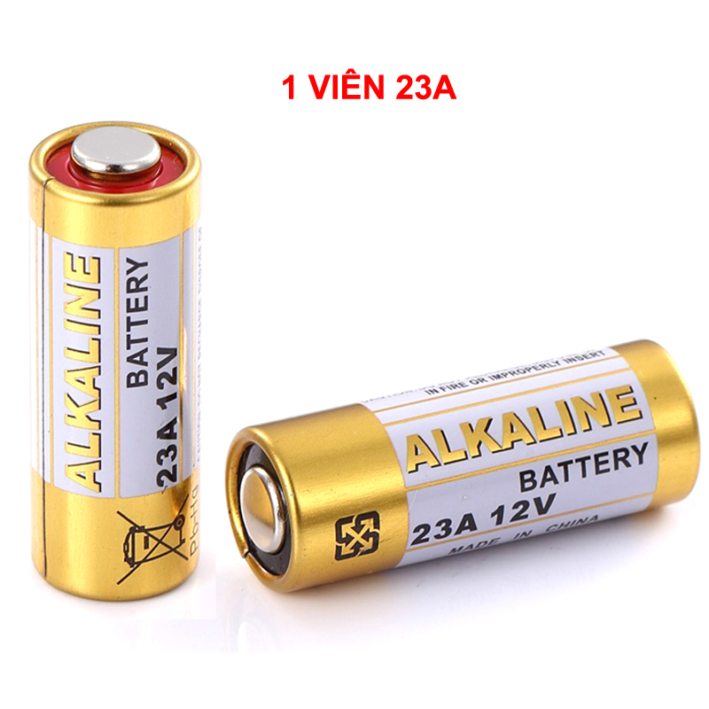 Pin ALKALINE 23A 27A 12V - pin chìa khóa điện, điều khiển cửa cuốn ...