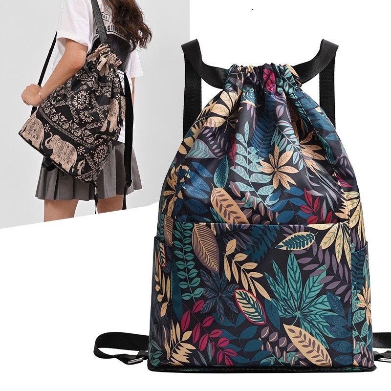 Balo dây rút Tiện ích Xanh