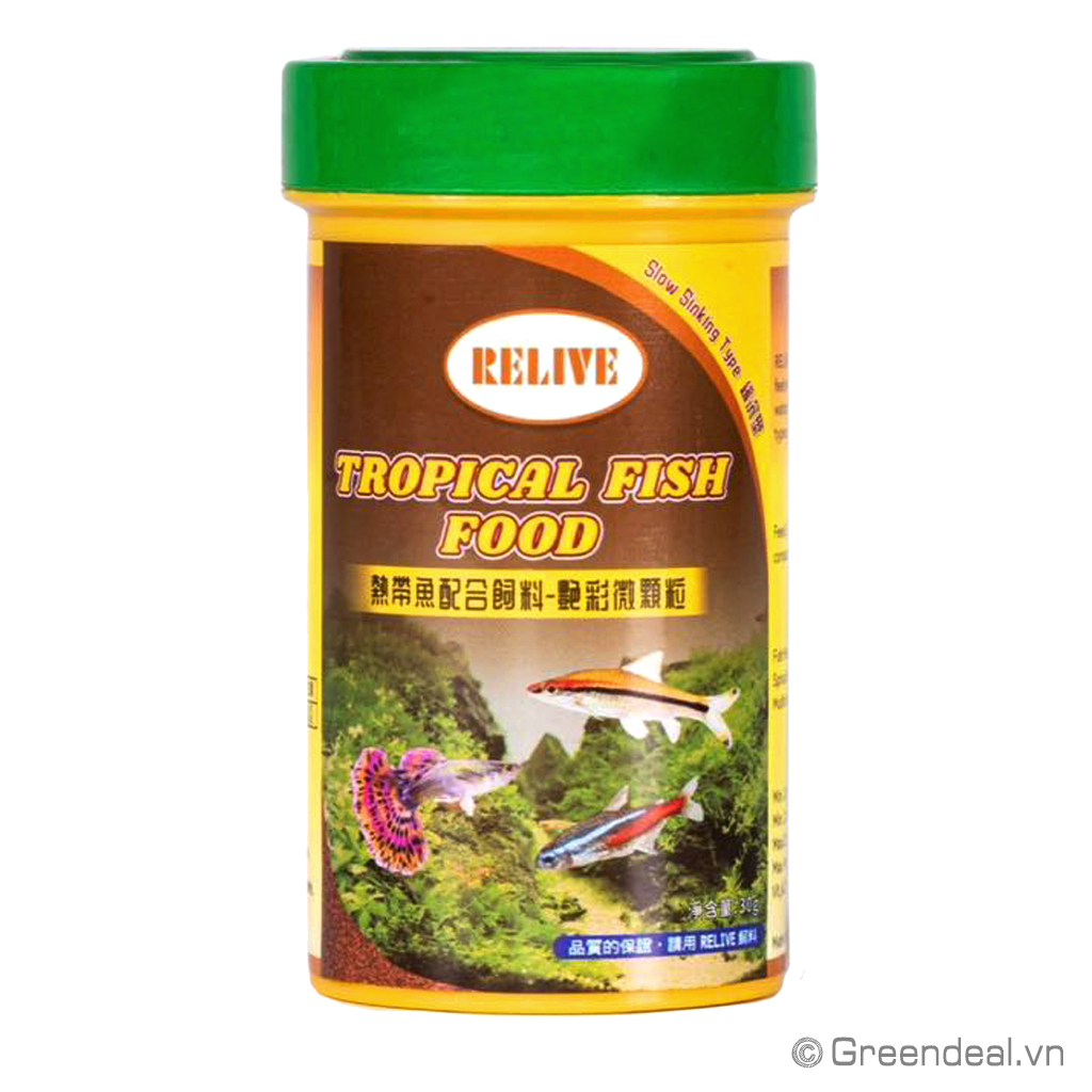 RELIVE - Tropical Fish Food | Thức ăn tăng màu cho cá cảnh nhiệt đới ...