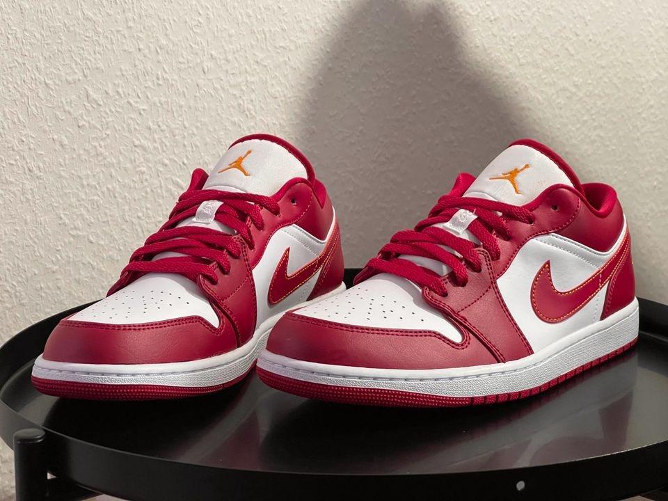 Nike Jordan 1 Low 'Cardinal Red' | 553558-607 | The Fire Monkey