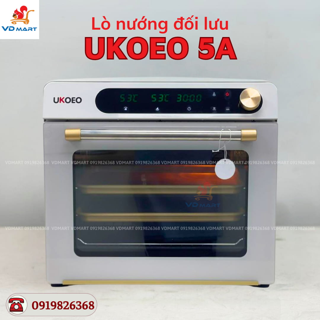 Lò nướng đối lưu 42l UKOEO 5A Nhỏ gọn năng suất
