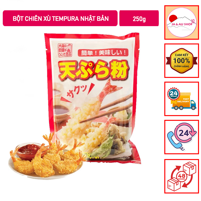 Bột chiên xù Tempura Nhật Bản 250g – HÀNG NHẬT ÚC NỘI ĐỊA