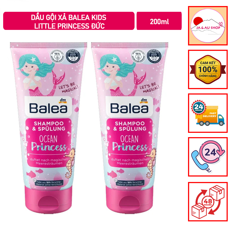 Dầu Gội Xả Balea Kids Little Princess Đức 200ml – HÀNG NHẬT ÚC NỘI ĐỊA