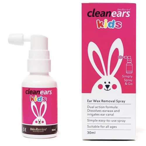 Xịt Hỗ Trợ Tan Ráy Tai Clean Ears Kids 30ml Của Úc – HÀNG NHẬT ÚC NỘI ĐỊA