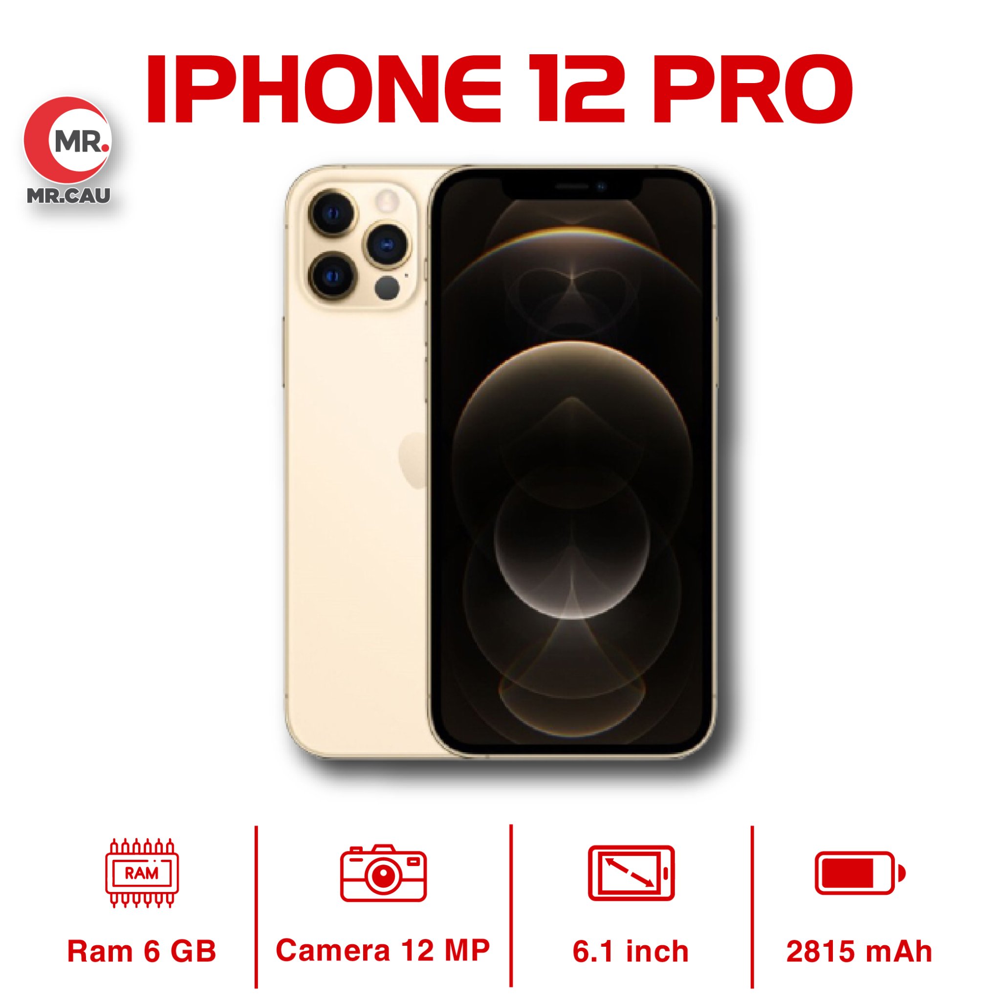 iPhone 12 Pro | 128GB (Cũ 99%) Chính Hãng Nguyên Zin | MR CAU